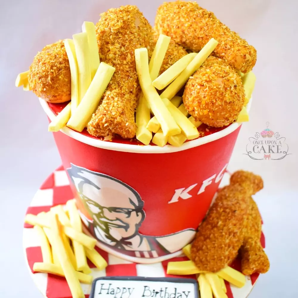 Savor Freshly Baked KFC Bucket Cake » OUAC